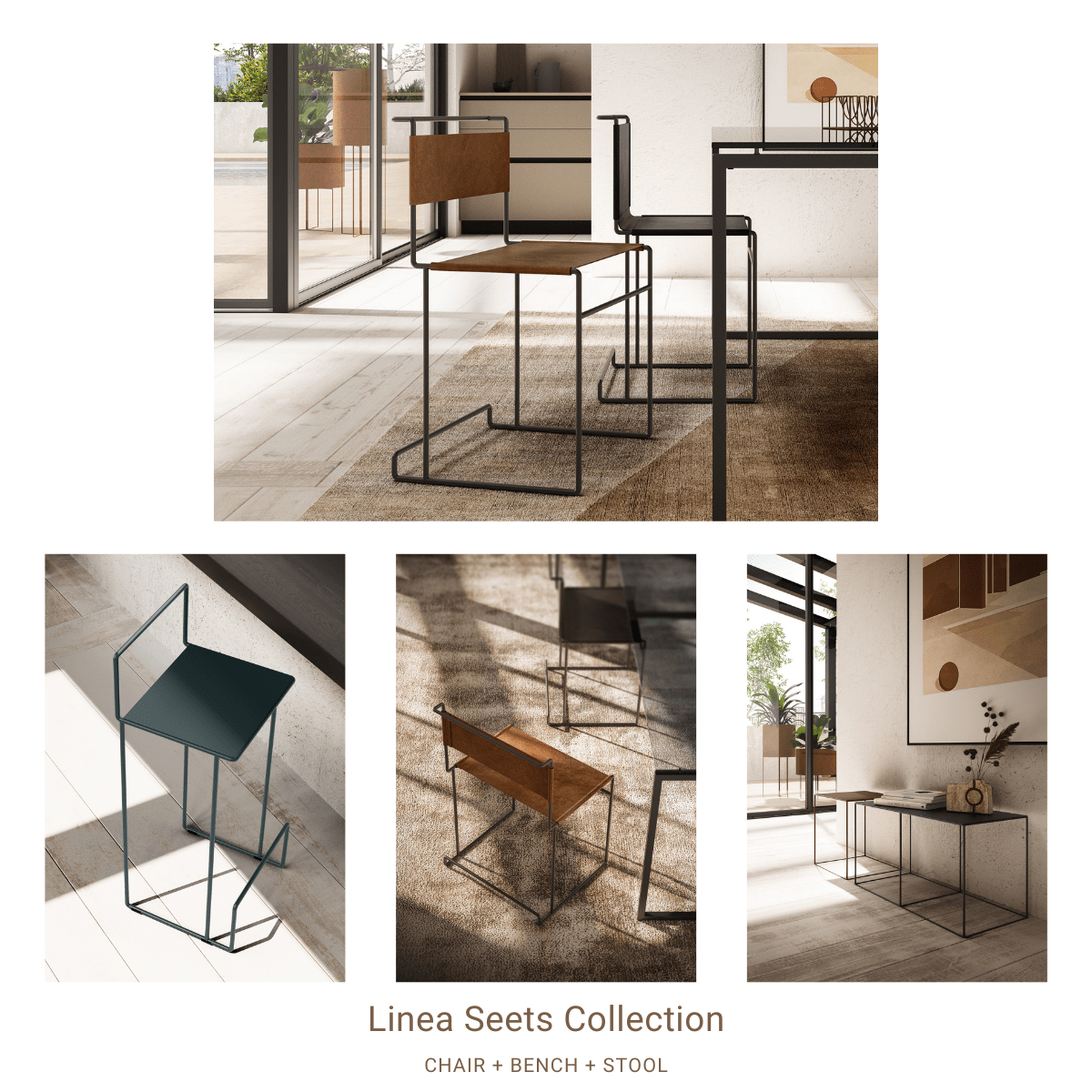 LINEA Seats Collection | PIPEDESIGN PURESHAPE